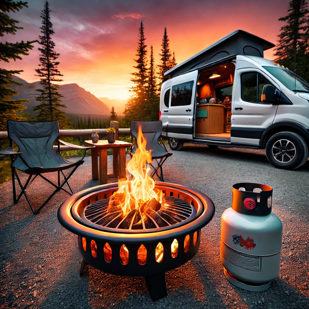 "Best Portable Fire Pits & Outdoor Kitchens for Van Life" - Coco Van Life